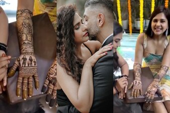 Bride-To-Be Dalljiet Kaur Kicks Off Wedding Festivities With Mehendi Ceremony; Watch | Movies ...