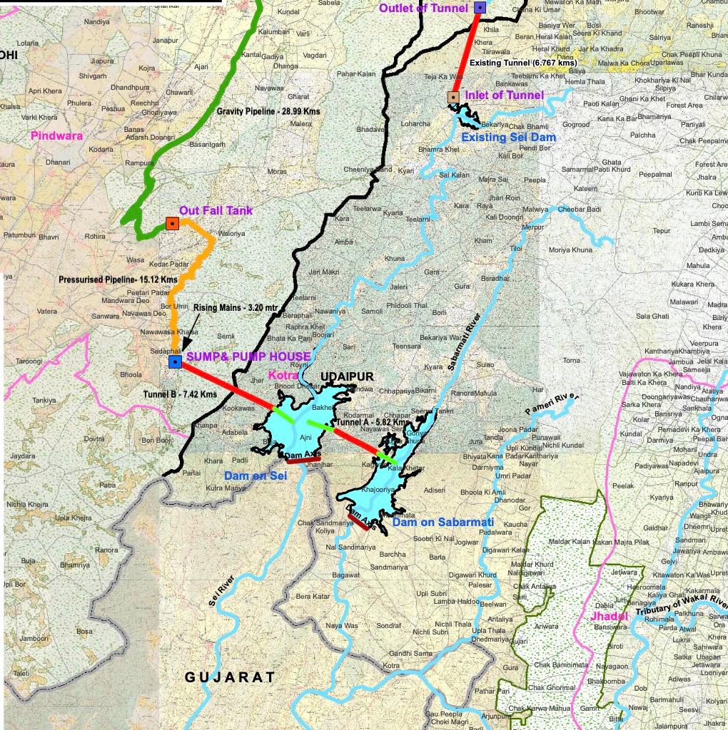 Polls Near, Gehlot Govt Begins Work on Sabarmati, Sei Dams to Quench ...