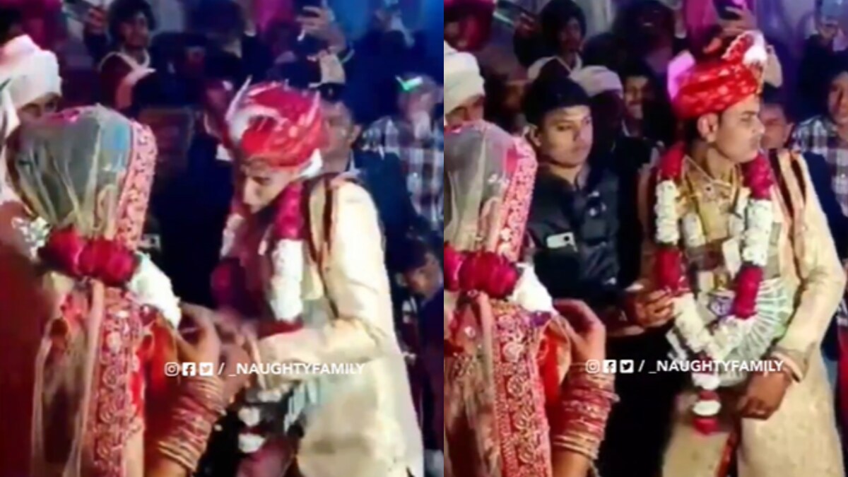 Viral Wedding Video: Firecracker Prank By Friends Shocks Bridegroom ...