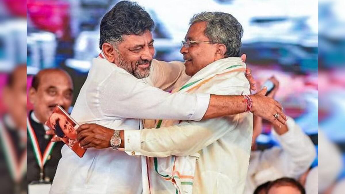 Show of Unity: Siddaramaiah And Shivakumar Co-star in Congress's Karnataka Poll Plan Video - News18
