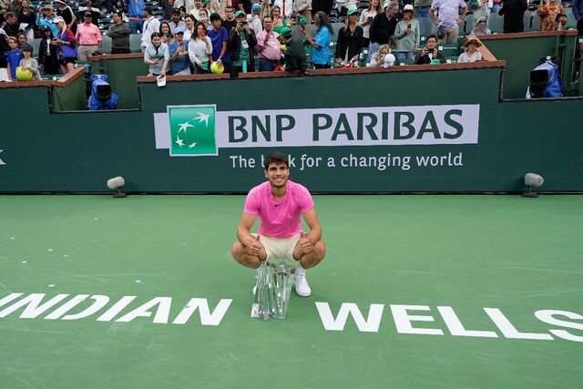Carlos Alcaraz Overcomes Daniil Medvedev To Seal Indian Wells Title