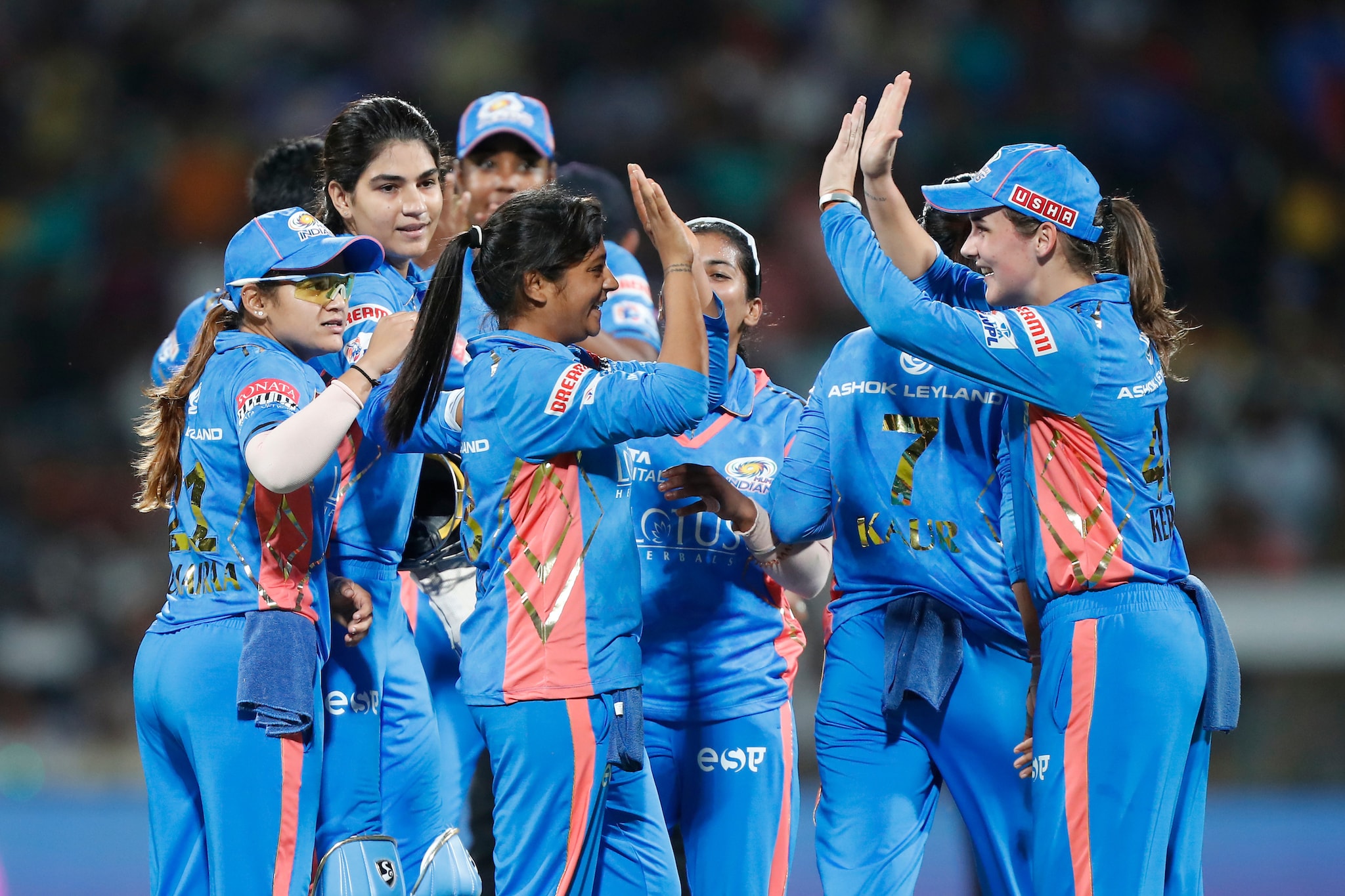WPL 2023 Eliminator MI vs UPW in Photos: Issy Wong, Nat Sciver Brunt Star as Mumbai Indians ...
