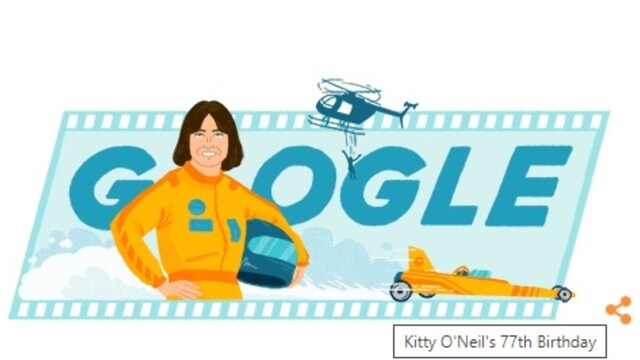 Google Doodle Celebrates Kitty O’Neil, Deaf Daredevil Who Became ‘World ...