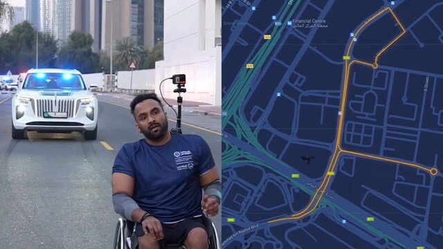 Kerala Artist on Wheelchair Scripts History With World's Largest GPS ...