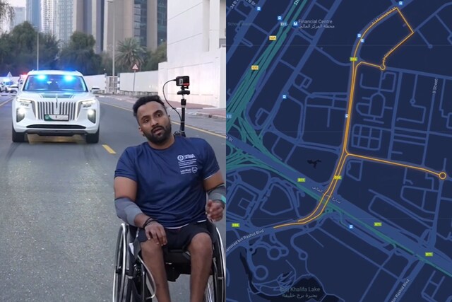 Kerala Artist on Wheelchair Scripts History With World's Largest GPS ...