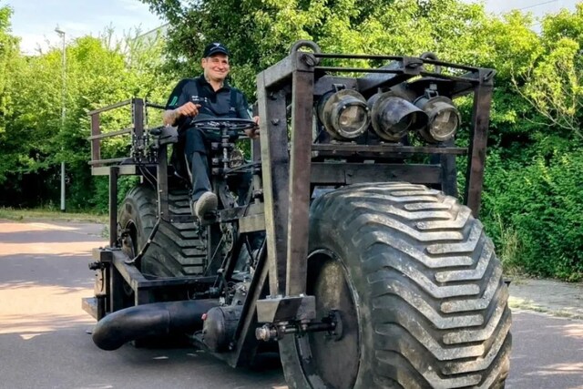 World's Heaviest Rideable Bicycle Weighs 4,800 Pounds, Can Tow 15 ...