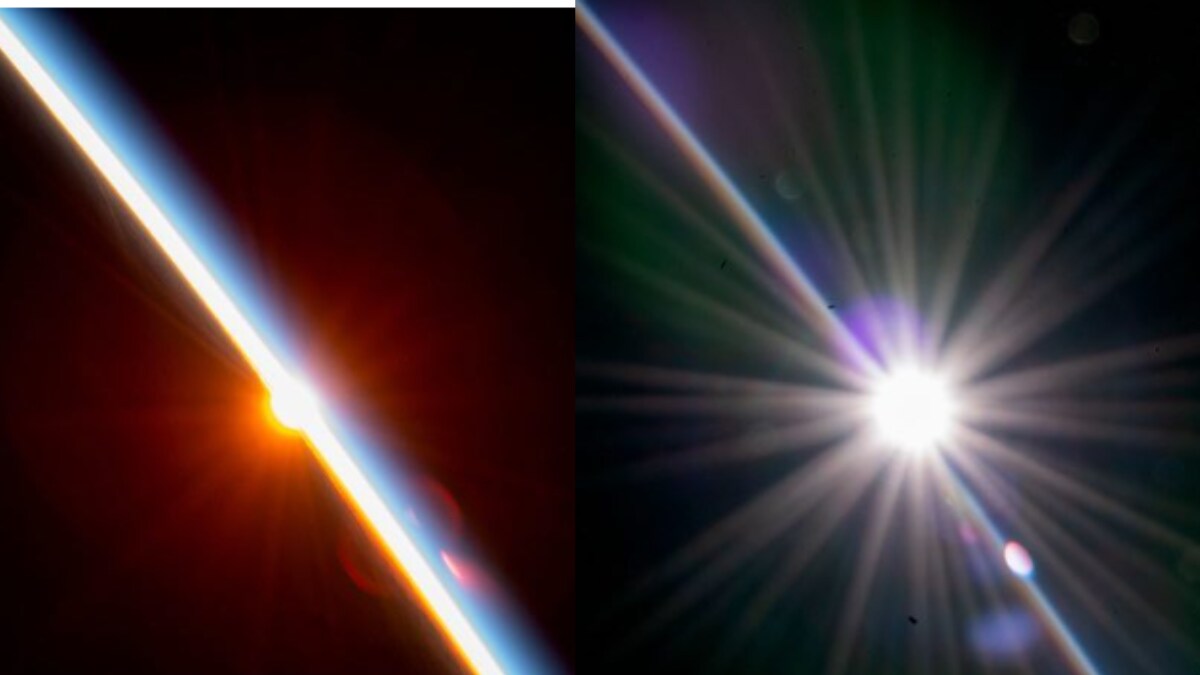 These Images of Multicoloured Orbital Sunset Snapped From Space By ISS ...