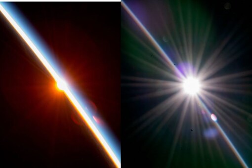 These Images of Multicoloured Orbital Sunset Snapped From Space By ISS ...