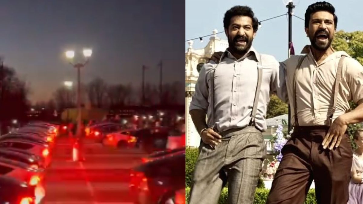 Tesla Cars Put Up Amazing Light Performance Synced to RRR's Naatu Naatu ...