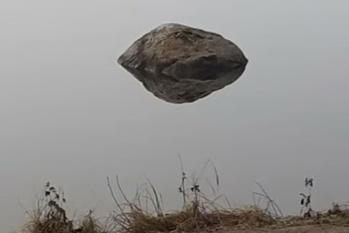 Image Of 'Rock Floating In Air' Leaves Twitter Scratching Its Head - News18