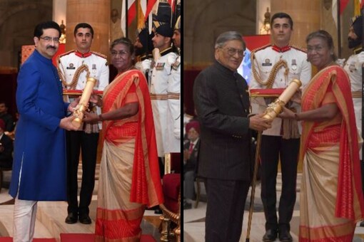 Padma Awards 2023: Prez Murmu Confers Honour to Kumar Mangalam Birla, Late Rakesh Jhunjhunwala ...