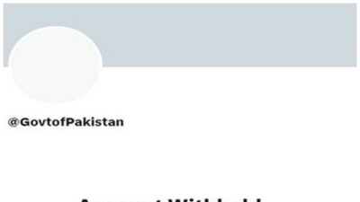 Twitter Account of Pakistan Government Withheld in India for 2nd Time ...