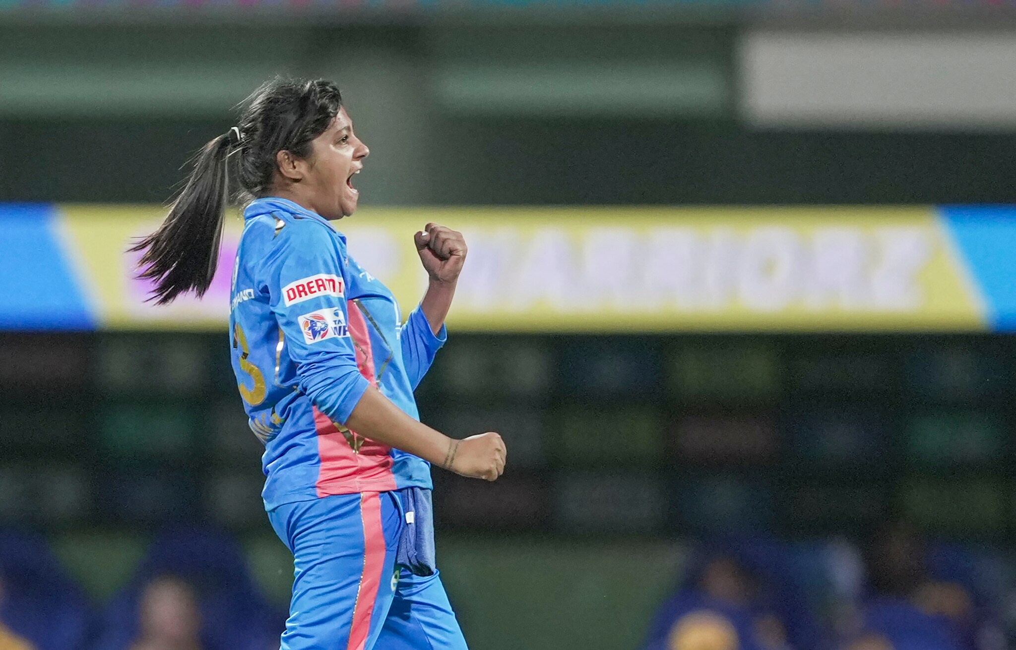 WPL 2023 Eliminator MI vs UPW in Photos: Issy Wong, Nat Sciver Brunt Star as Mumbai Indians ...