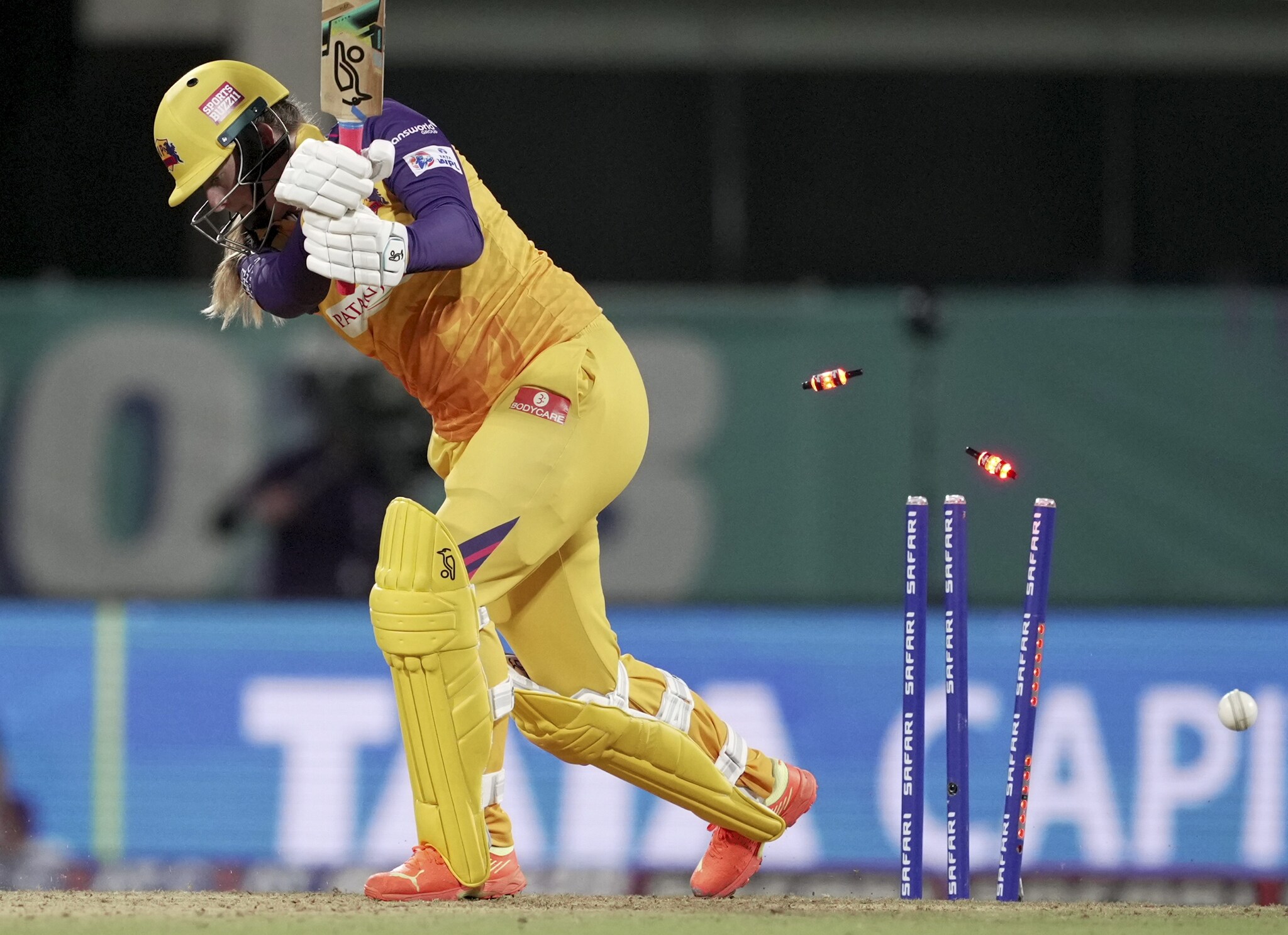 WPL 2023 Eliminator MI vs UPW in Photos: Issy Wong, Nat Sciver Brunt Star as Mumbai Indians ...