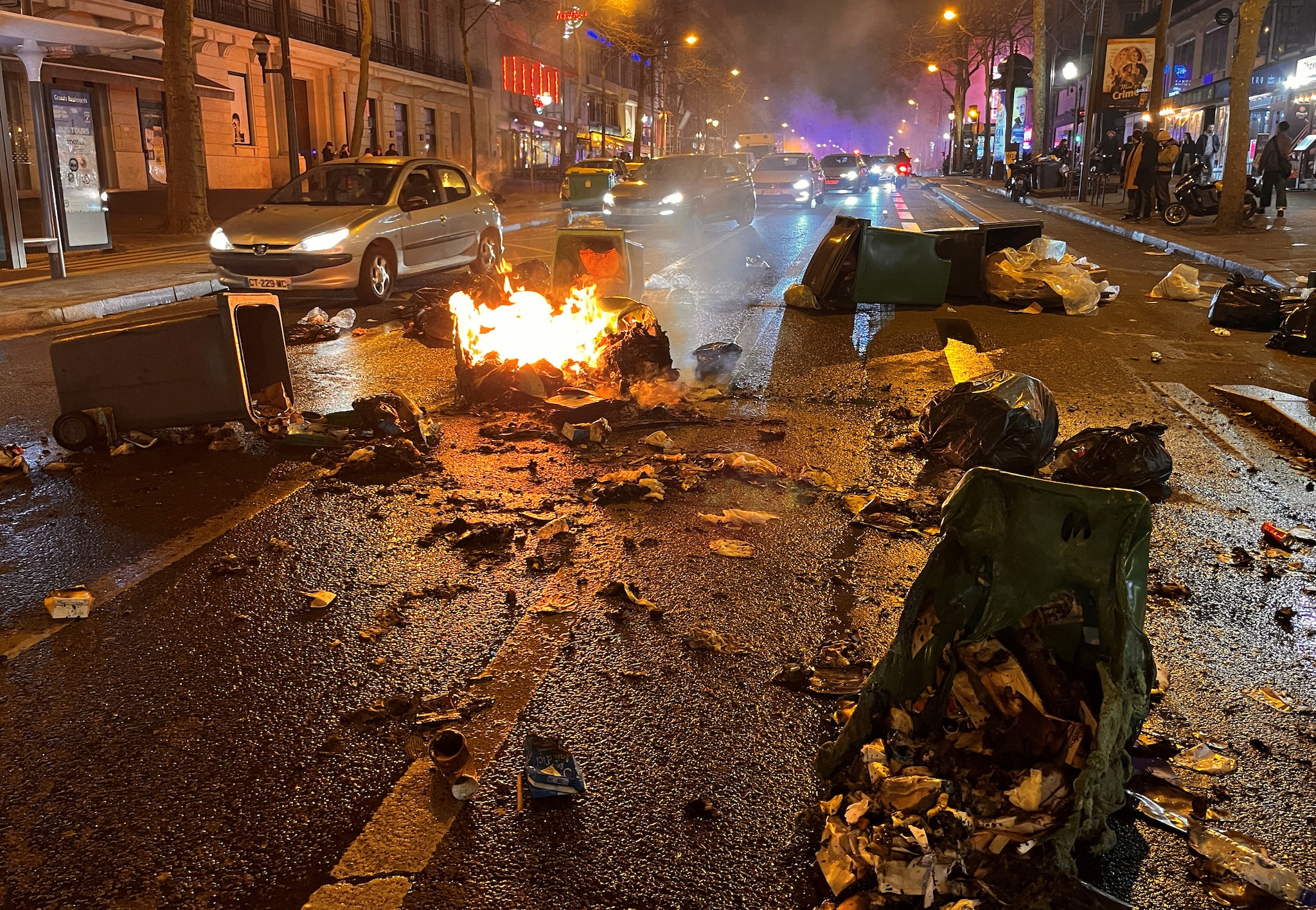 In Pictures | Macron Survives No Confidence Vote but Protests Put ...