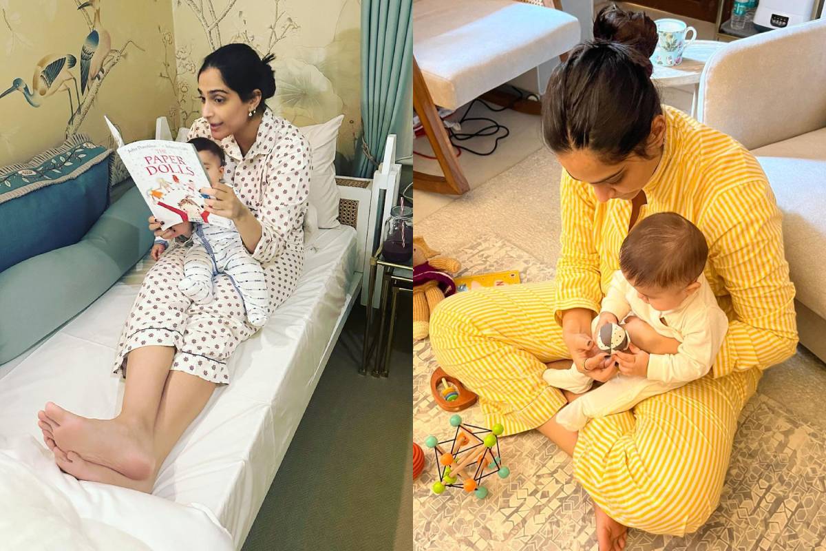 Sonam Kapoor Shares Adorable Photo With Son Vayu, Check Out Actresses And Their Cute Moments ...