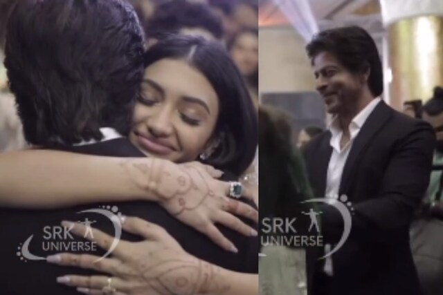 Shah Rukh Khan Gives a Warm Hug to Newly-Weds Alanna and Ivor, Fans Get Emotional - News18