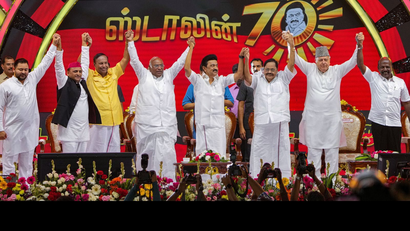 Oppn's Show of Unity at Stalin's B'day Celebrations; TN CM Asks ...