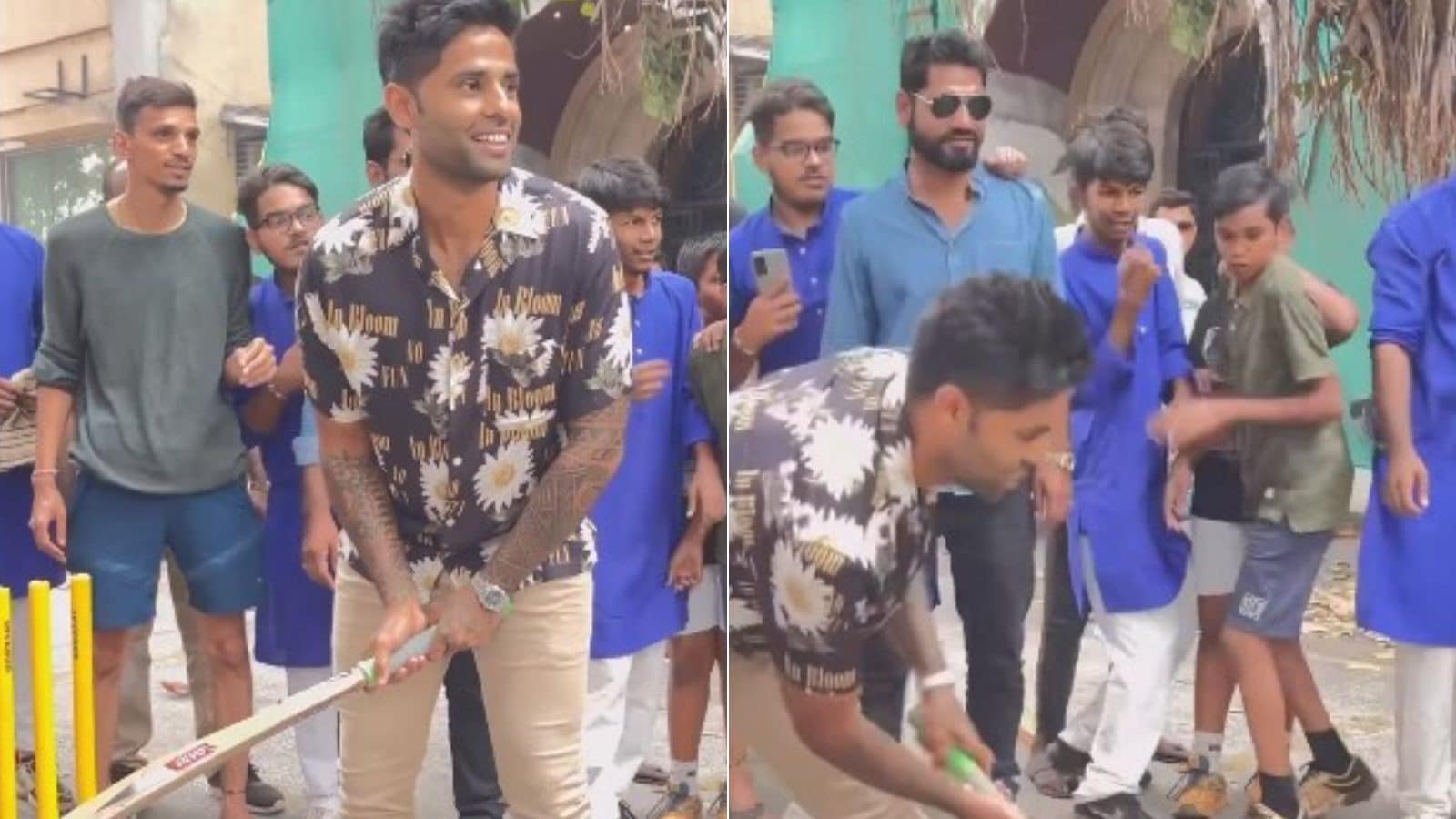 Watch: Suryakumar Yadav Tried His Hand In Mumbai’s Gully Cricket; Plays ...