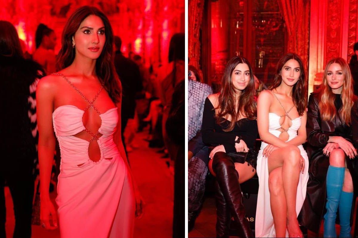 Vaani Kapoor Is A Treat To The Eyes In Bold White Dress With Plunging Neckline Check Out The