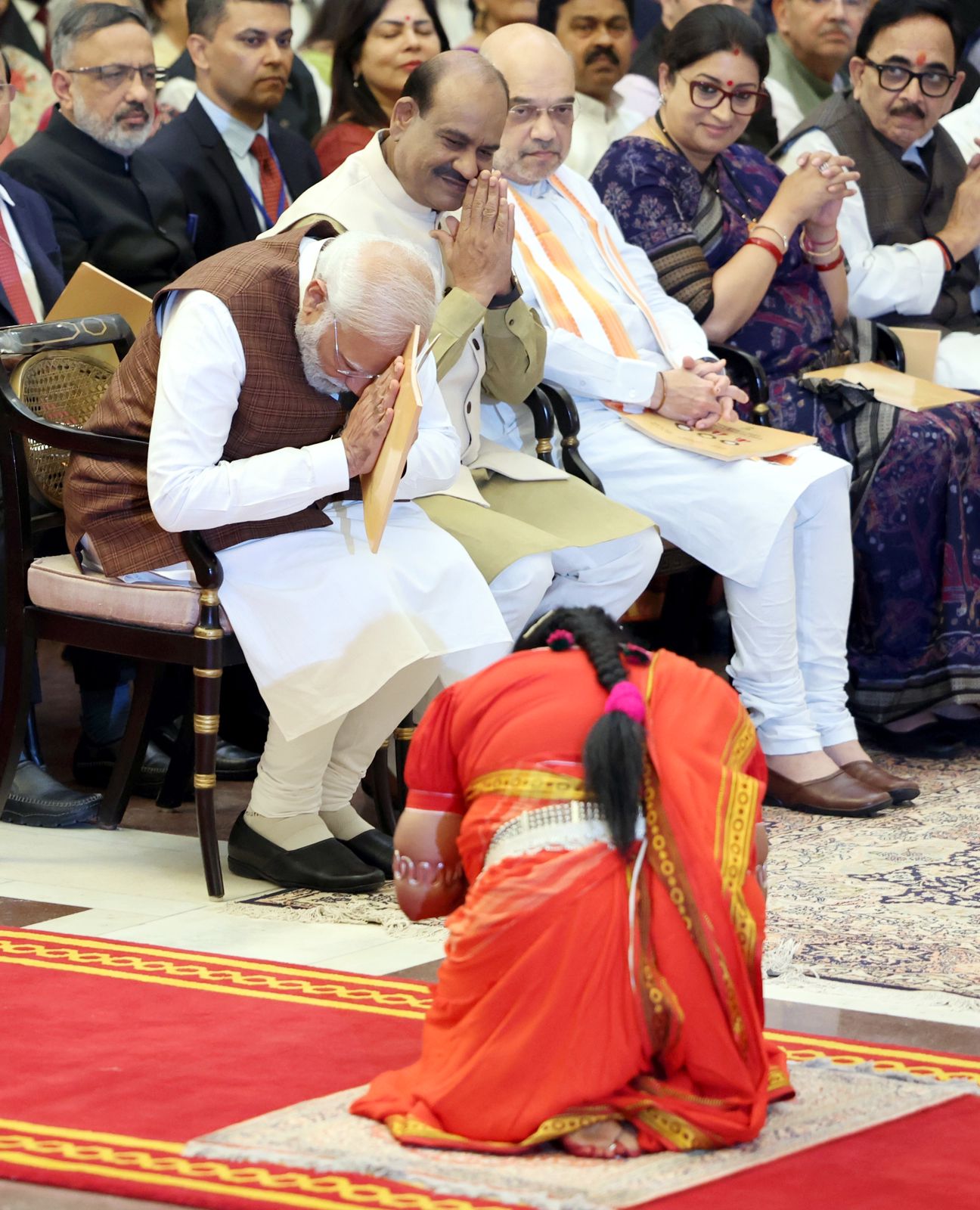 In Pics | PM Modi, Amit Shah & Other Union Ministers Greet Padma ...