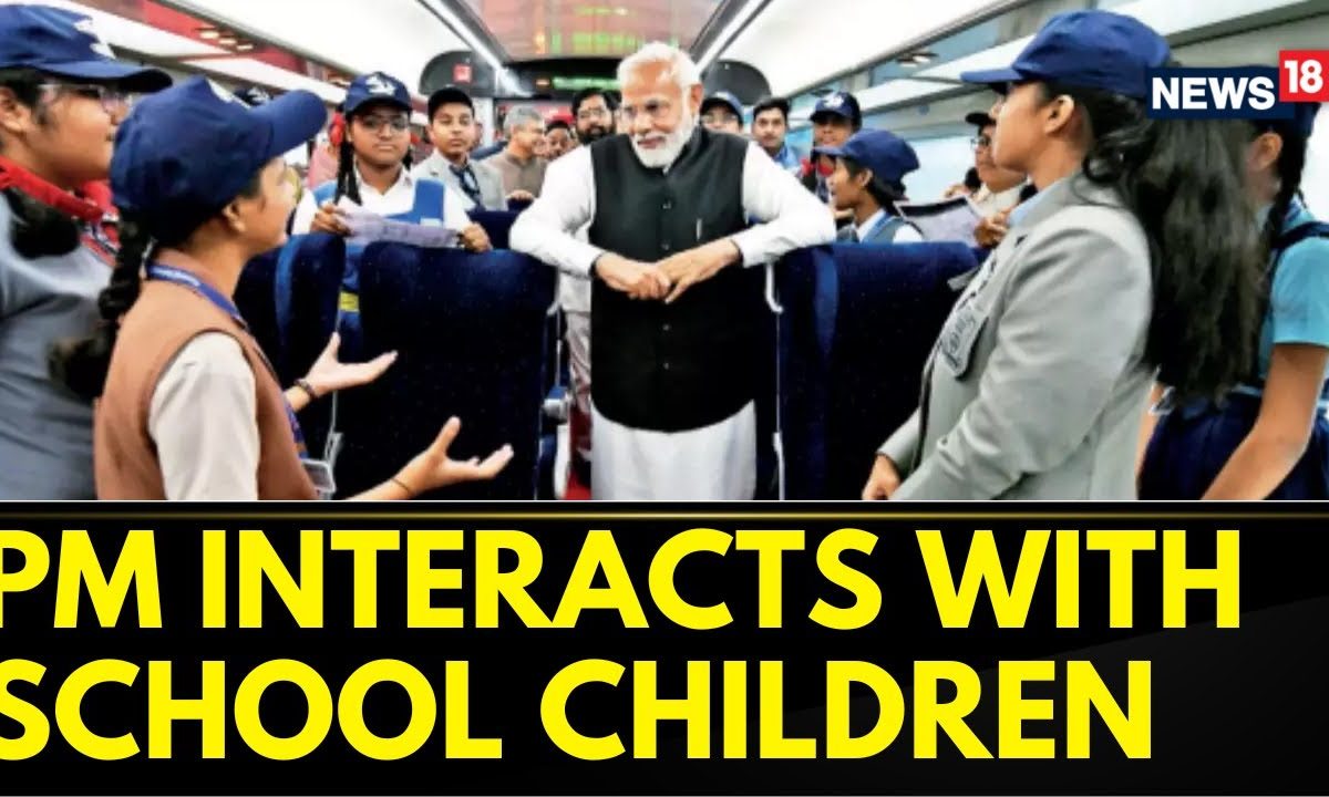 PM Modi News | PM Interacts With School Children After Launching Bhopal ...