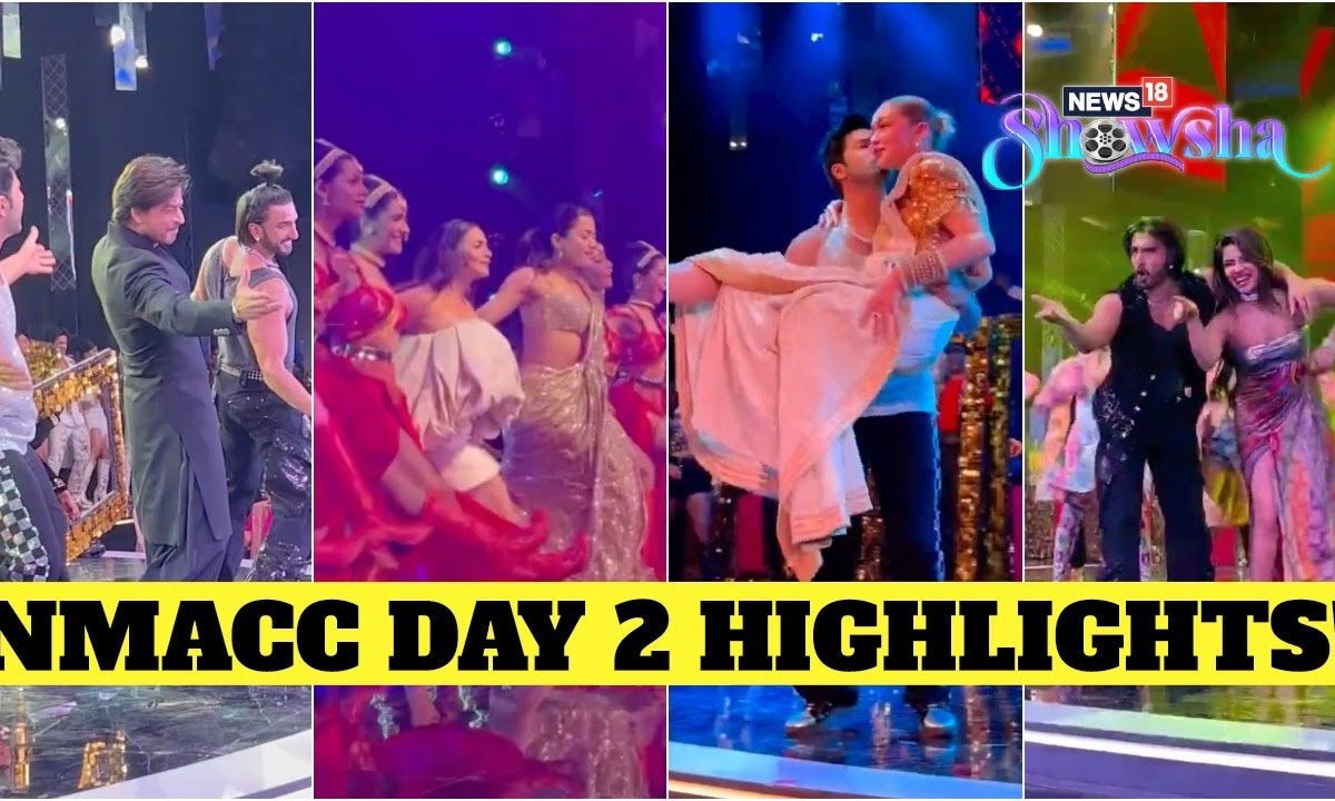 Varun Lifts Gigi; SRK, Priyanka Dance With Ranveer; Alia Aces 'Naatu Naatu' Steps | NMACC ...