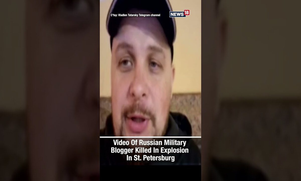 Russia Military Blogger Killed In An Explosion | Russia Vs Ukraine War ...