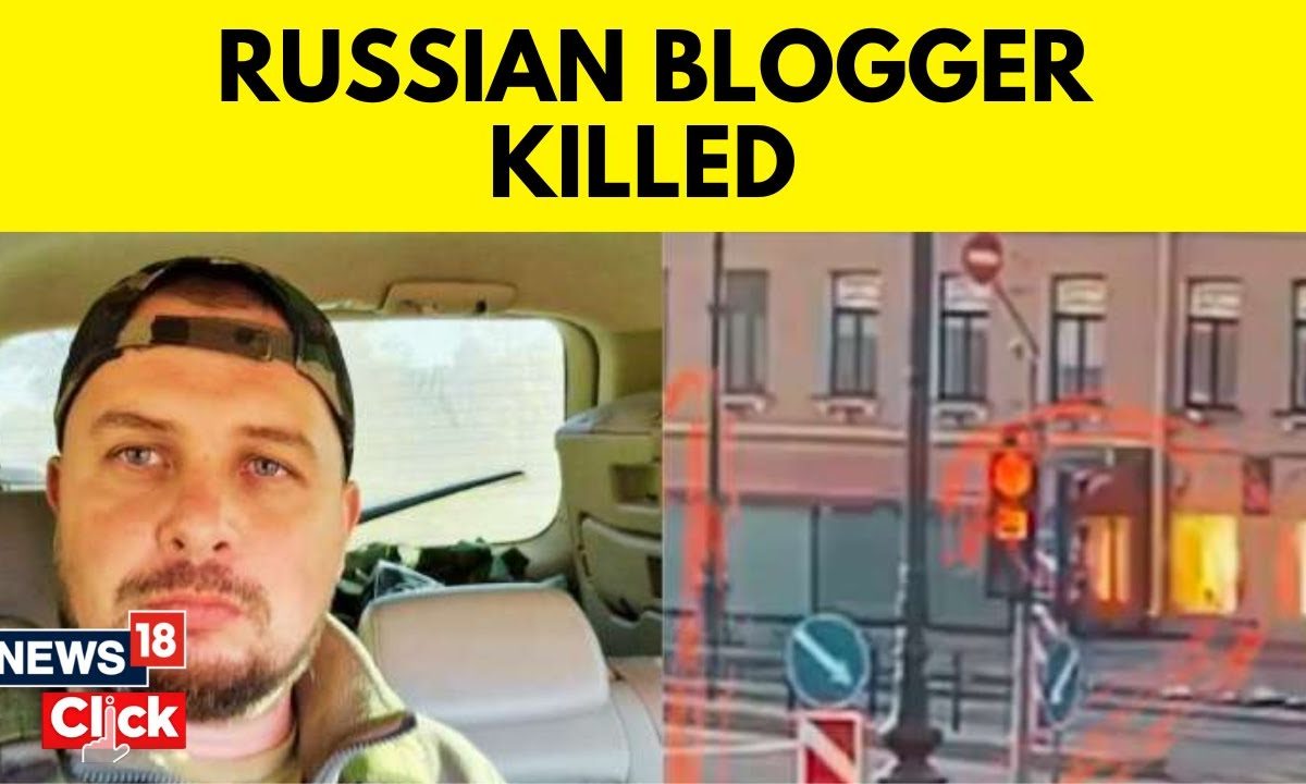 Heavy Security Outside St Petersburg Cafe Where Bomb Killed Russian War ...