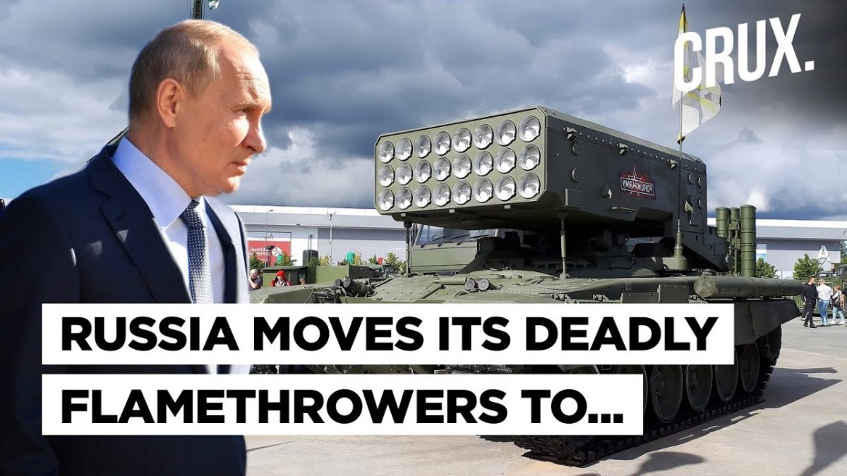 Putin’s Elite Force Gets TOS-1A Solntsepek Flamethrower Before Spring ...