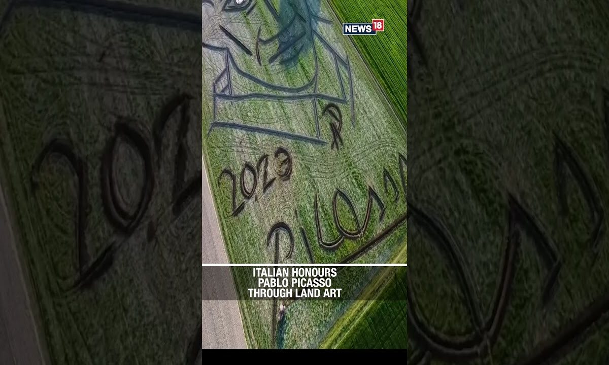 Picasso Land Art | Italian Honours Pablo Picasso Through Land Art ...