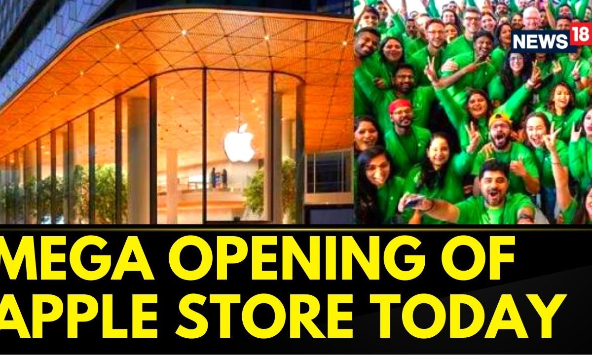 Apple CEO Tim Cook Launches The Company's First Retail Store In India ...