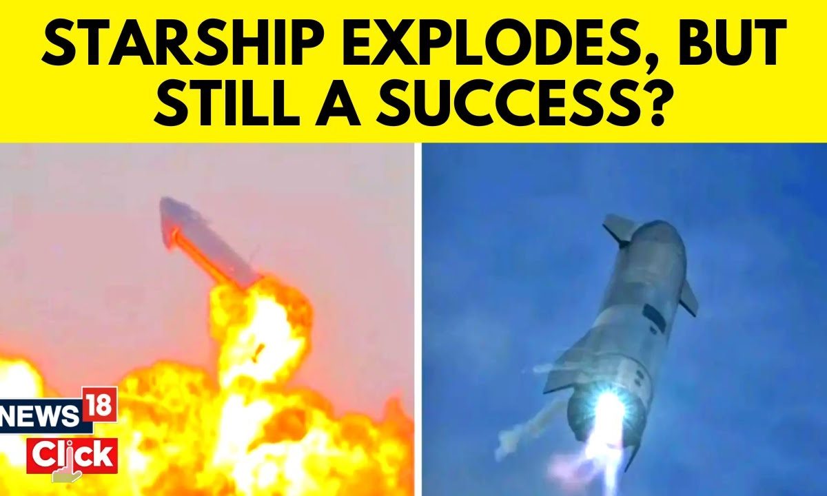 SpaceX's Starship Rocket Explodes Mid Air | Elon Musk's Starship ...
