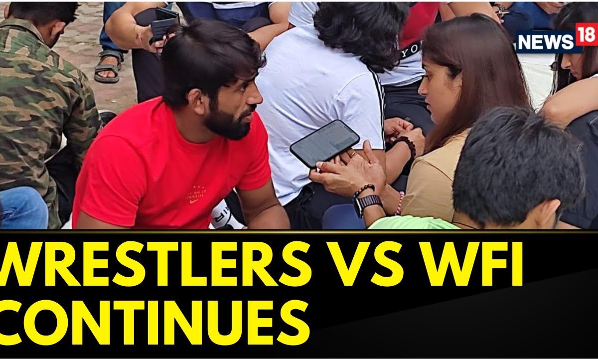 Wrestling Federation Of India | Wrestlers Protest Enters Day 2 ...