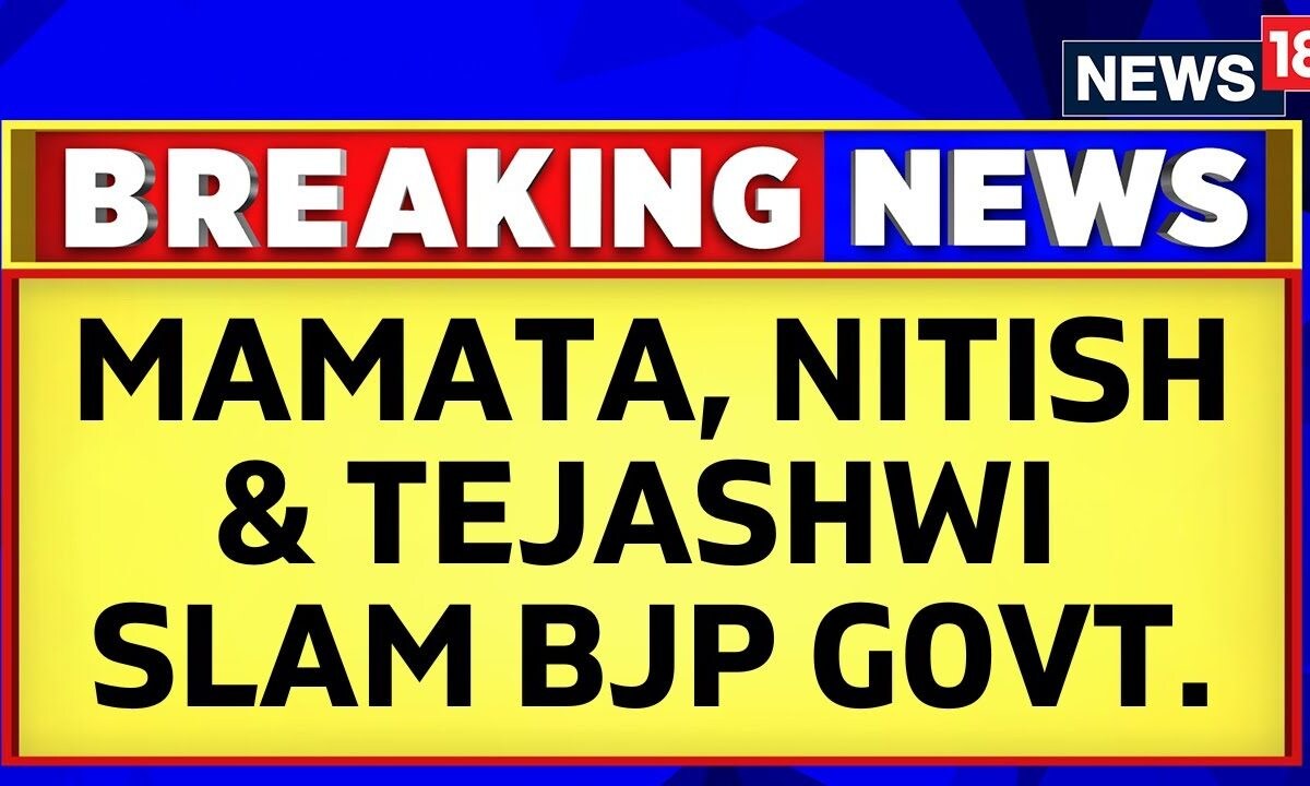 Mamata Banerjee Hits Out At BJP In A Press Conference With Nitish Kumar ...