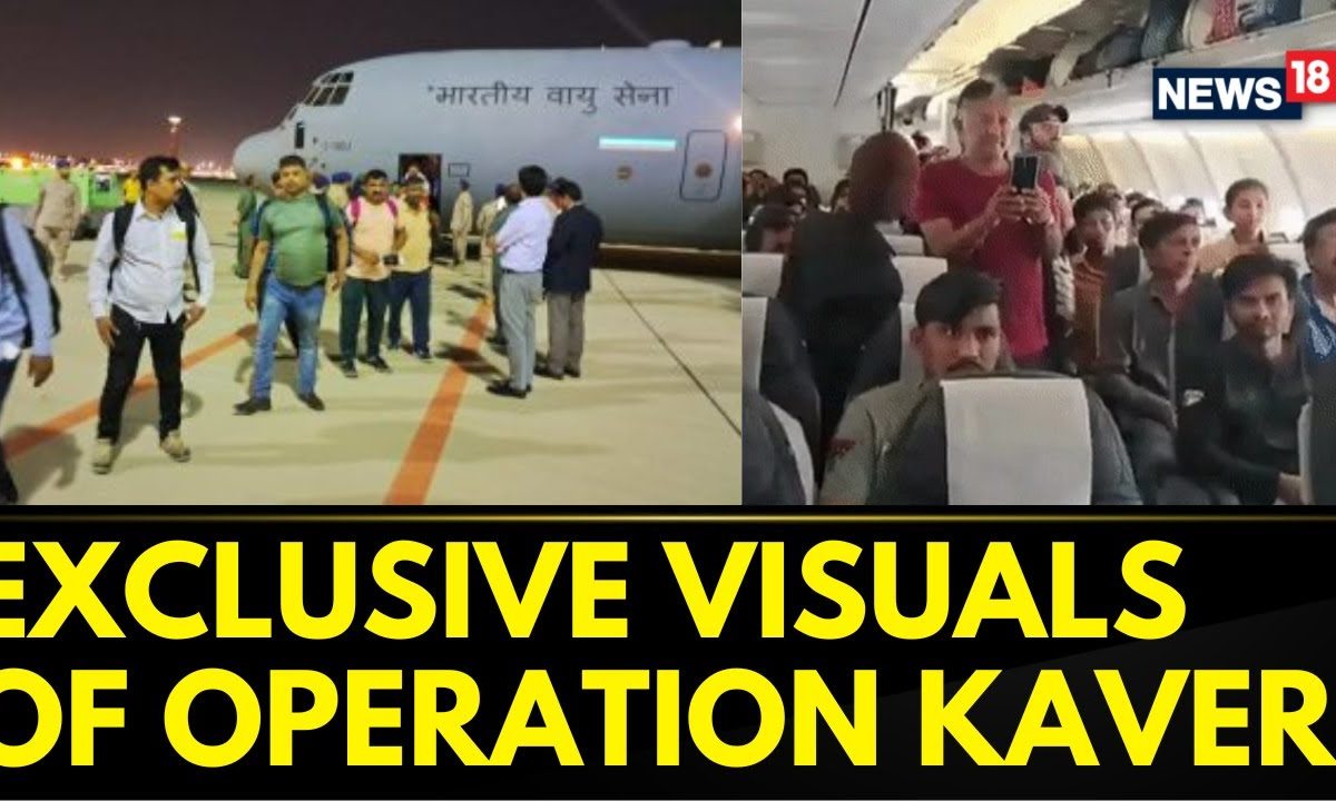 Operation Kaveri News | Exclusive Visuals From Inside The Rescue Flight ...
