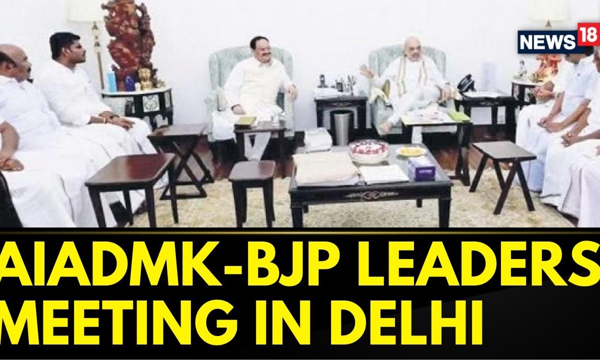 Annamalai Meets Amit Shah | Top Leaders Of AIADMK And BJP At Home Minister Amit Shah's Residence ...