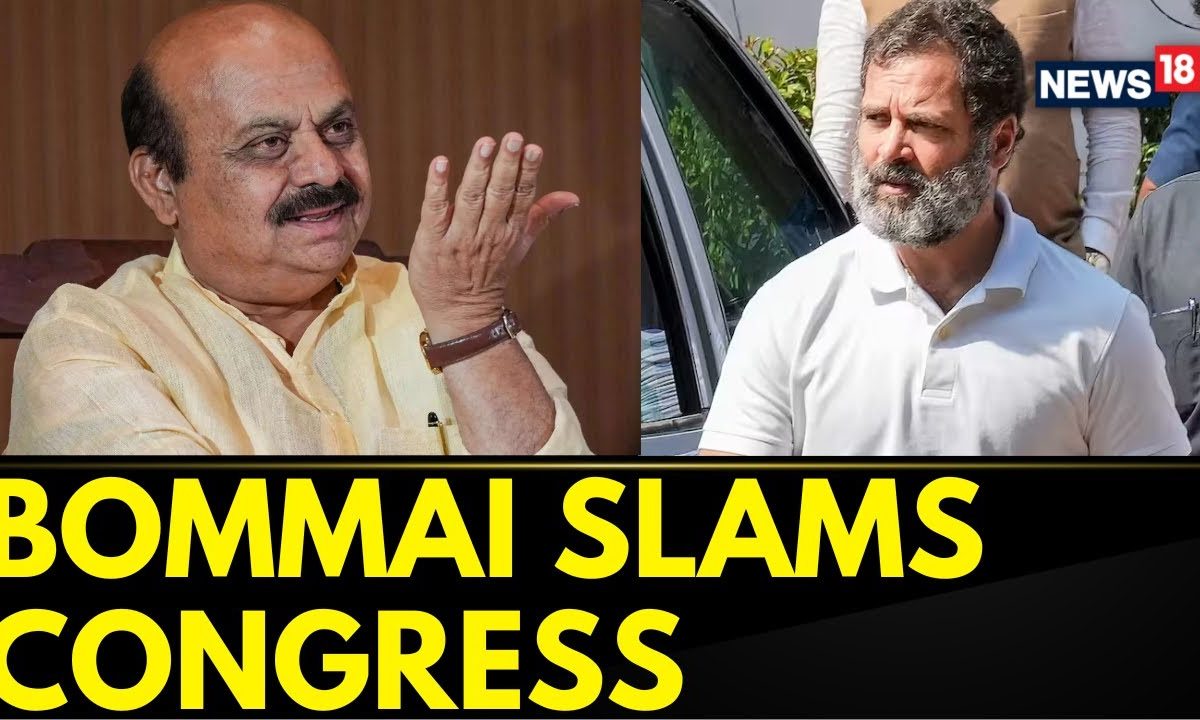 Basavraj Bommai Slams Congress For Playing With Sentiments Of Backward ...