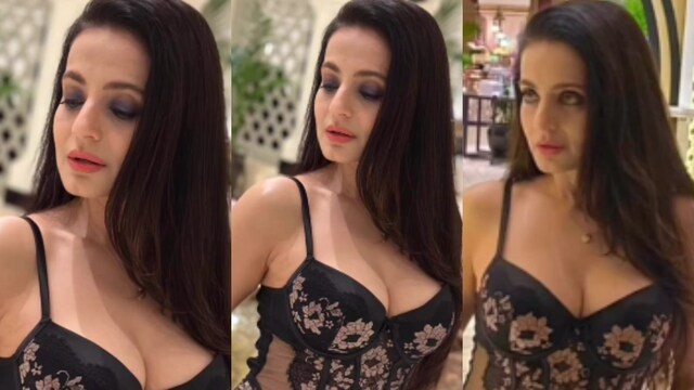 HOT! Ameesha Patel Flaunts Cleavage in Skintight Corset; Heats Up Internet With Sexy Video ...