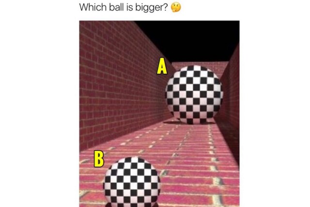 Only A Genius Can Spot Which Ball Is Bigger In This Picture - News18