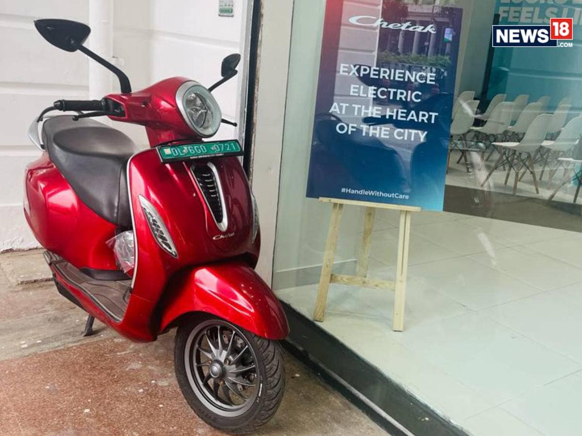 Bajaj Chetak EV in Pics: See Design, Features and More - News18