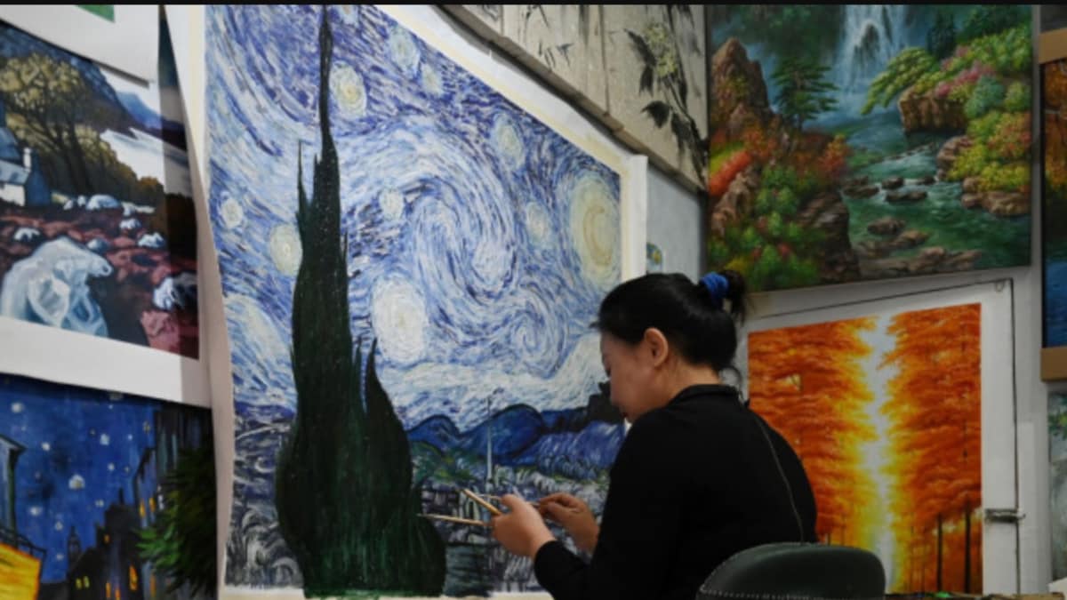 China's 'Art Factory' Painters Turn From Fakes to Originals | Buzz News ...