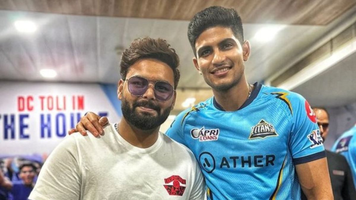 Rishabh Pant, Shubman Gill Catch up During IPL 2023 Delhi Capitals vs ...