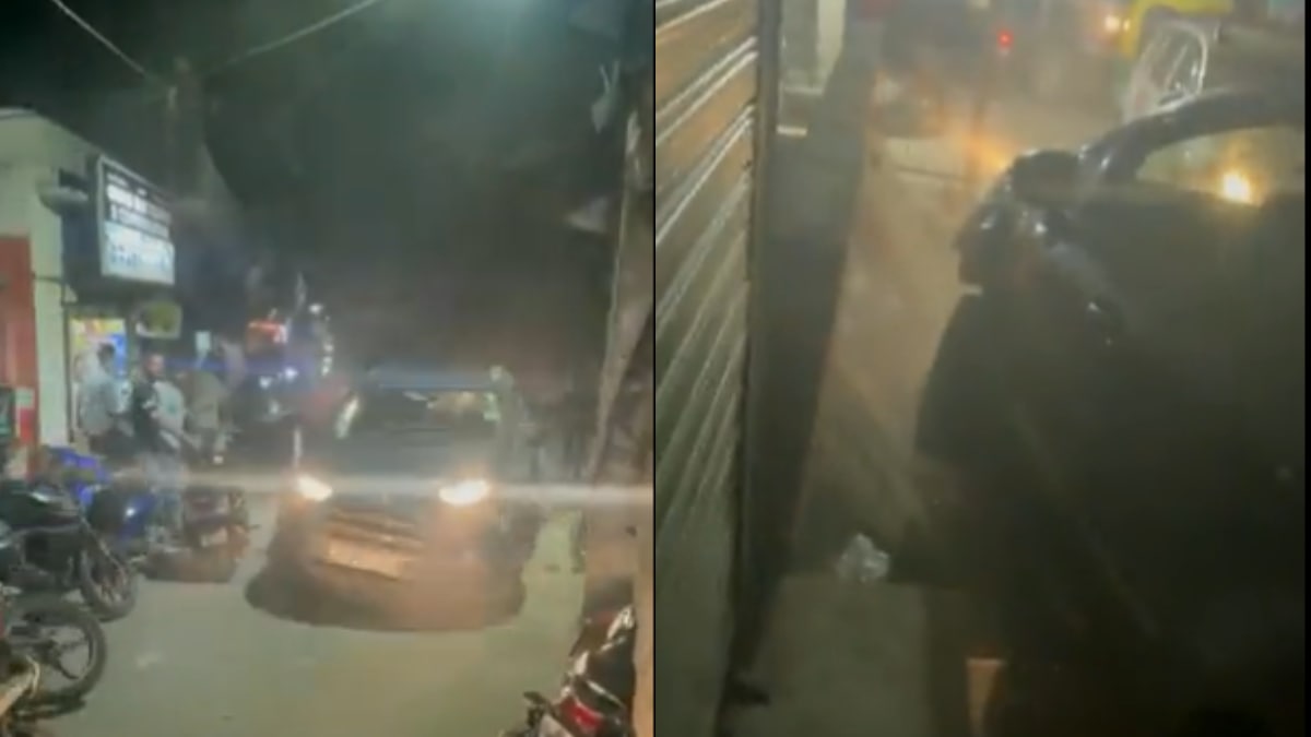 WATCH | Delhi Man Rams His Car Into Several Vehicles While Trying to ...