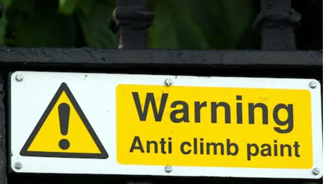 Did You Know About This Anti-climbing Paint Which Keeps Trespassers At ...