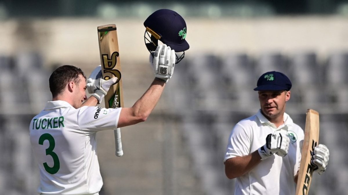 Lorcan Tucker Hits Historic Ton on Test Debut to Spearhead Ireland's ...