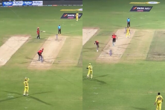 WATCH: MS Dhoni Takes Off Right Glove, Practices For Throw Before ...