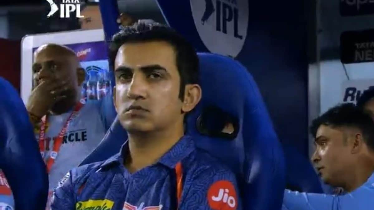 IPL 2023: Gautam Gambhir’s Poker Face During LSG's Excellent Batting ...