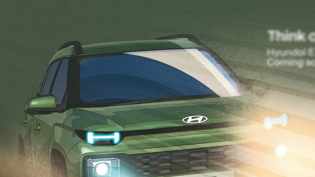 Official: Hyundai Exter First Design Sketch Revealed Ahead of India ...