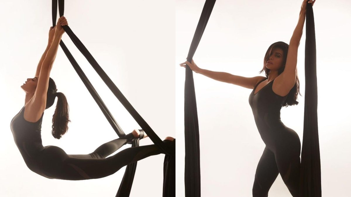 Jacqueline Fernandez Flaunts Perfectly Toned Body as She Nails Aerial ...